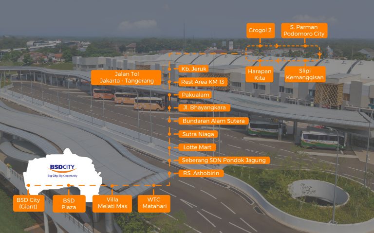 Shuttle Bus & Bus Station - BSD City